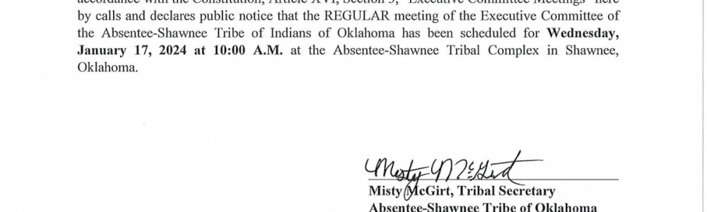 Absentee Shawnee Tribe