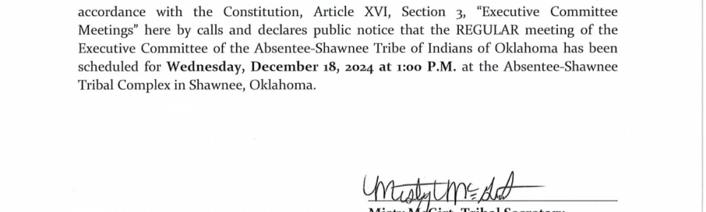 Absentee Shawnee Tribe