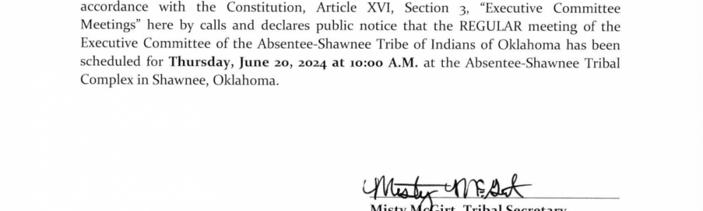 Absentee Shawnee Tribe